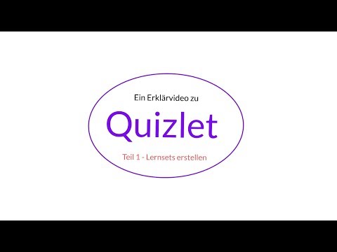 Quizlet Erklärvideo Teil 1 - QuizletTutorial