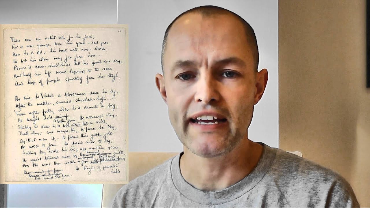 Wilfred Owen's poem, "Disabled" explained by Tim Hewitt - YouTube