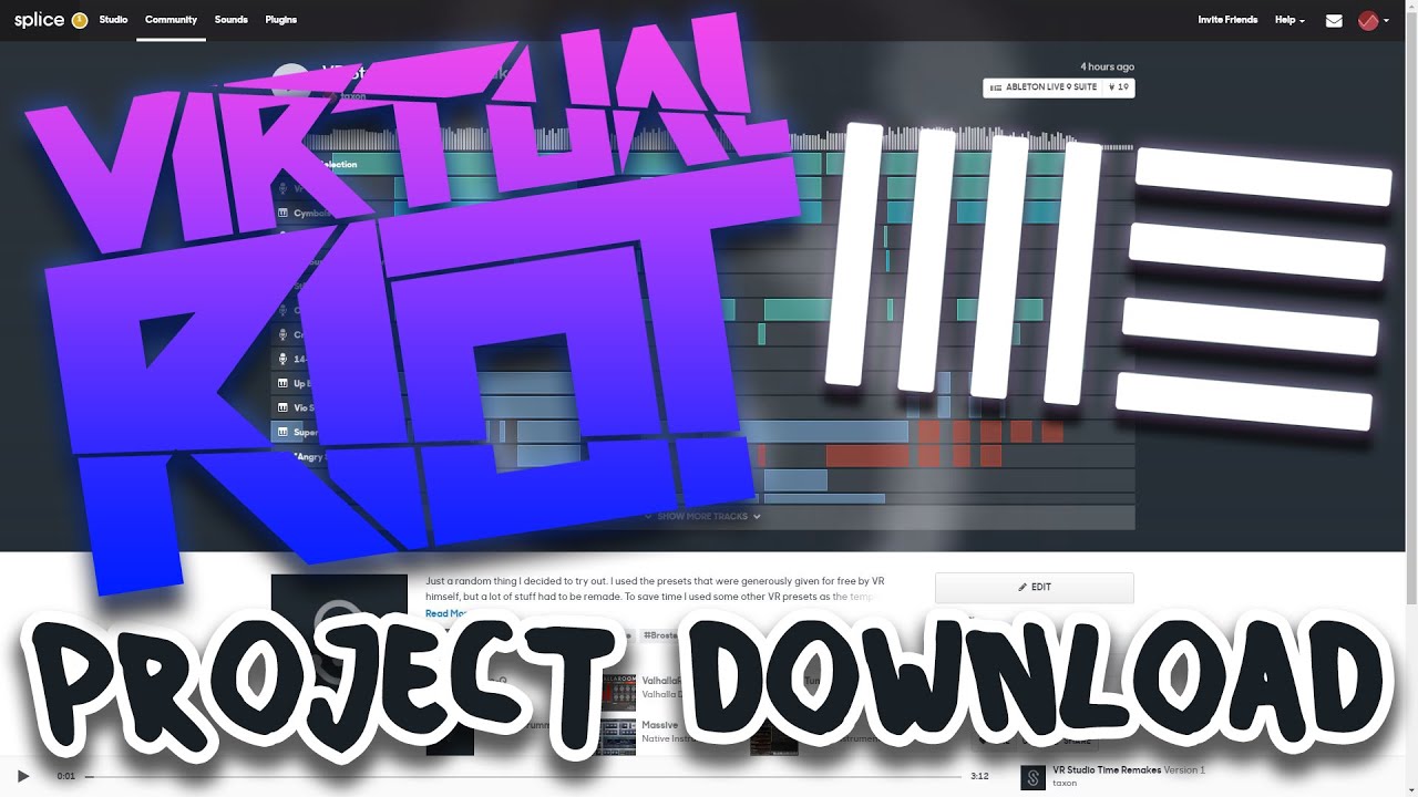 Virtual Riot Studio Time Full Remakes - YouTube