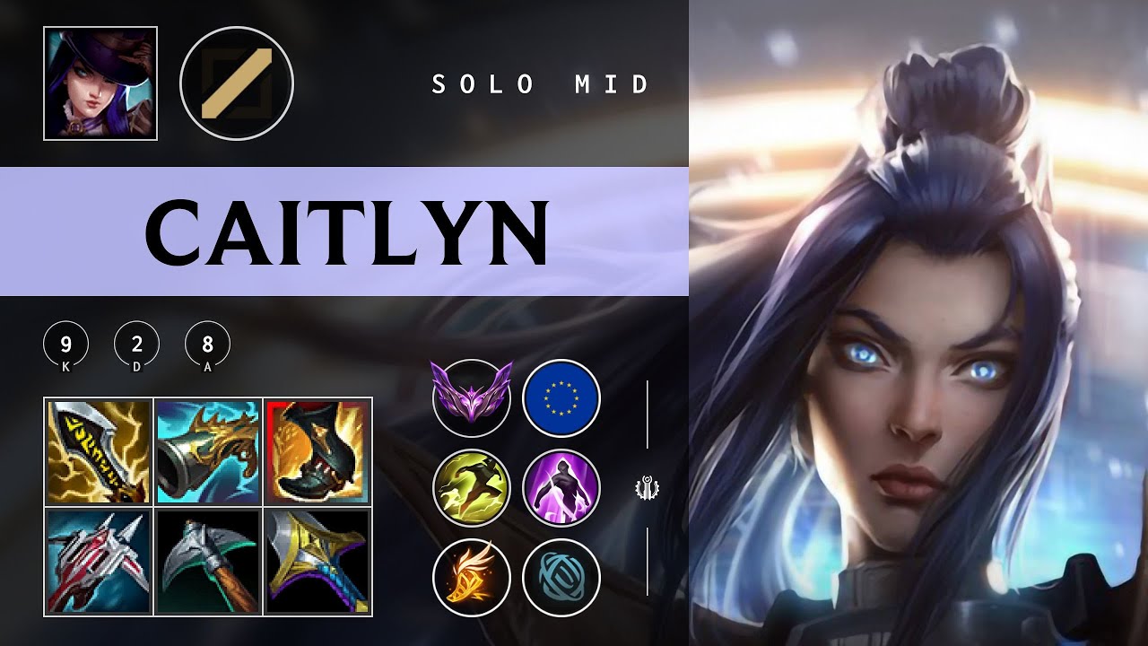 Caitlyn Mid vs Malzahar - EUW Master Patch 25.23 - YouTube