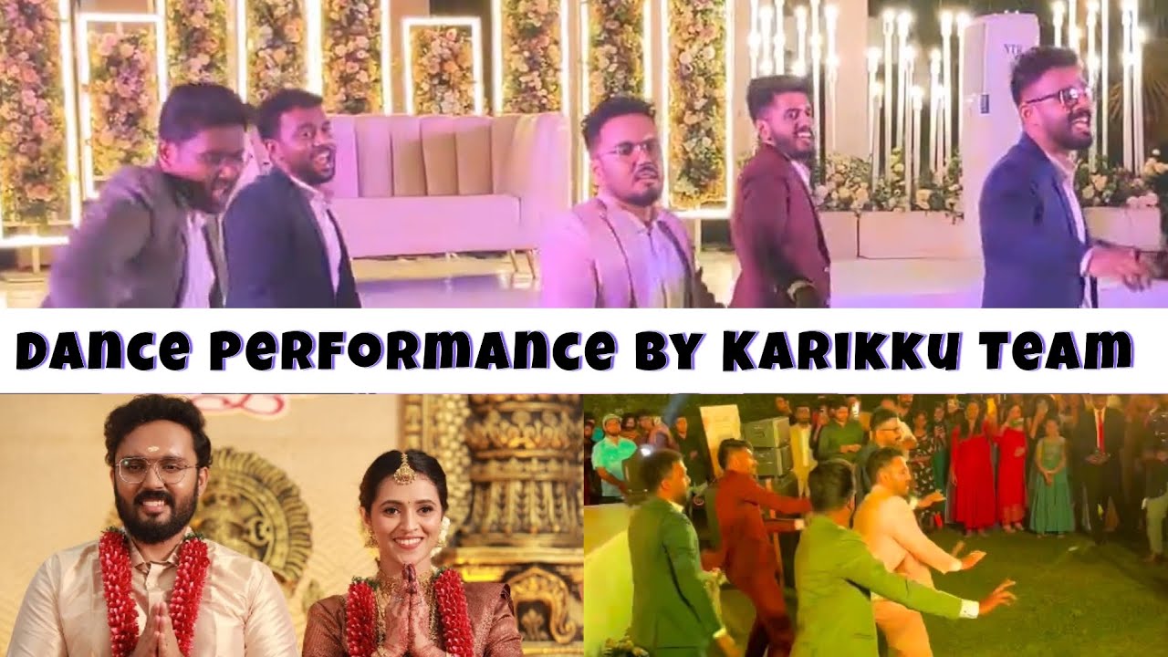 Arjun Ratan Wedding | Dance Performance By Karikku Team🔥 | Shikha Manoj ...