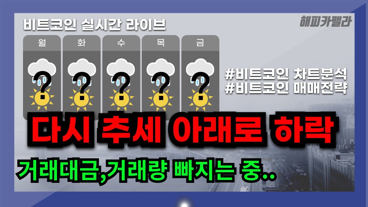 비트코인 실시간 비트 다시 추세이탈 하락 중 거래량거래대금 빠지는 중828 아침💎비트코인 비트코인실시간 이더리움