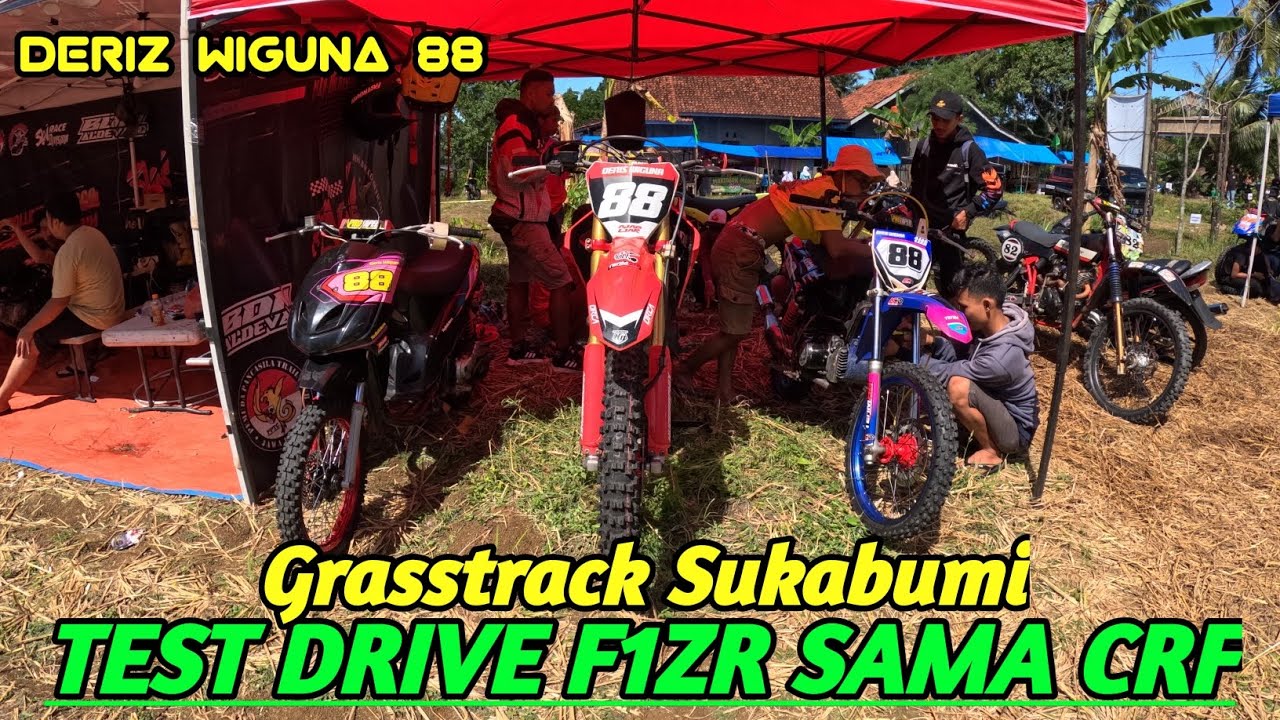 DERIZ WIGUNA 88 TEST DRIVE MOTOR BARUNYA BEBEK TIET F1ZR DAN CRF DI ...