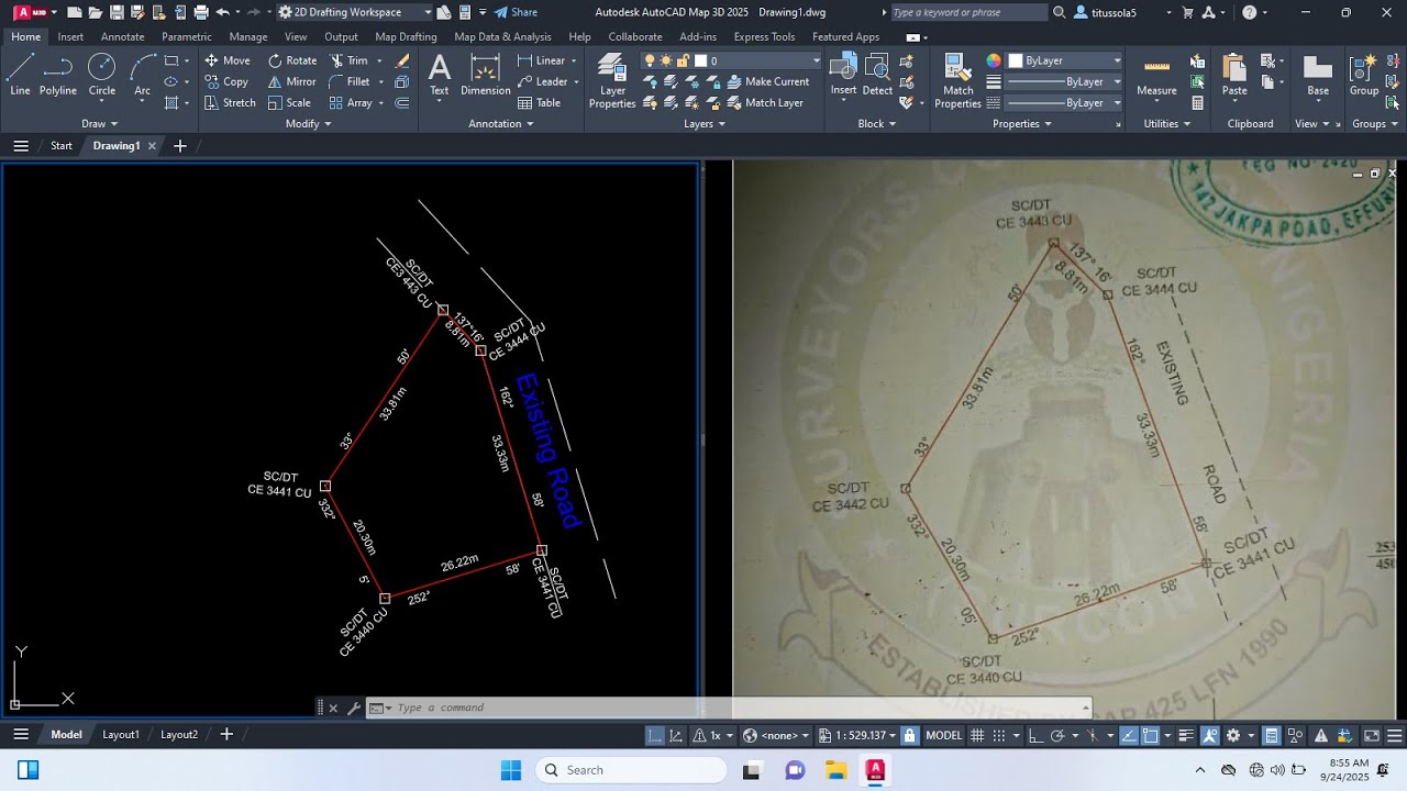 How to Label a Perimeter Survey in AutoCAD | Step-by-Step Tutorial ...