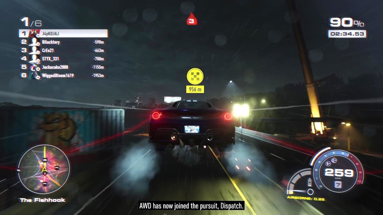 NFS Unbound Cop Pursuit #nfsunbound - YouTube