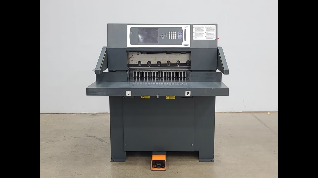 2009 Challenge Titan 265 XT 26.5" Hydraulic Programmable Paper Cutter w ...