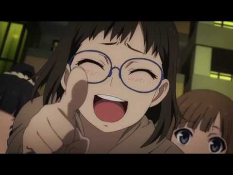 ShiroBako - Nerdy Girl Laughing Silently - YouTube