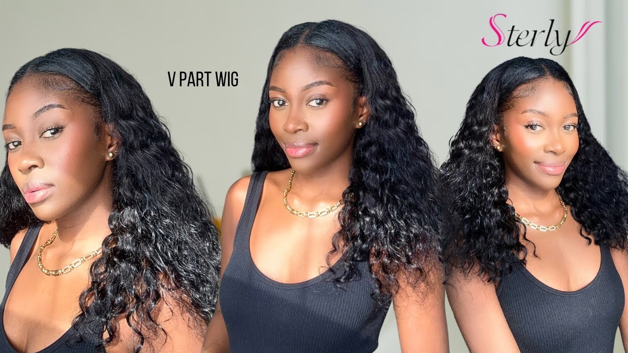 THE PERFECT SUMMER WIG! | V PART easy install | Sterly hair. - YouTube
