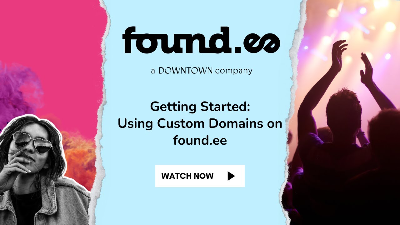 Using Custom Domains with found.ee Accounts - YouTube