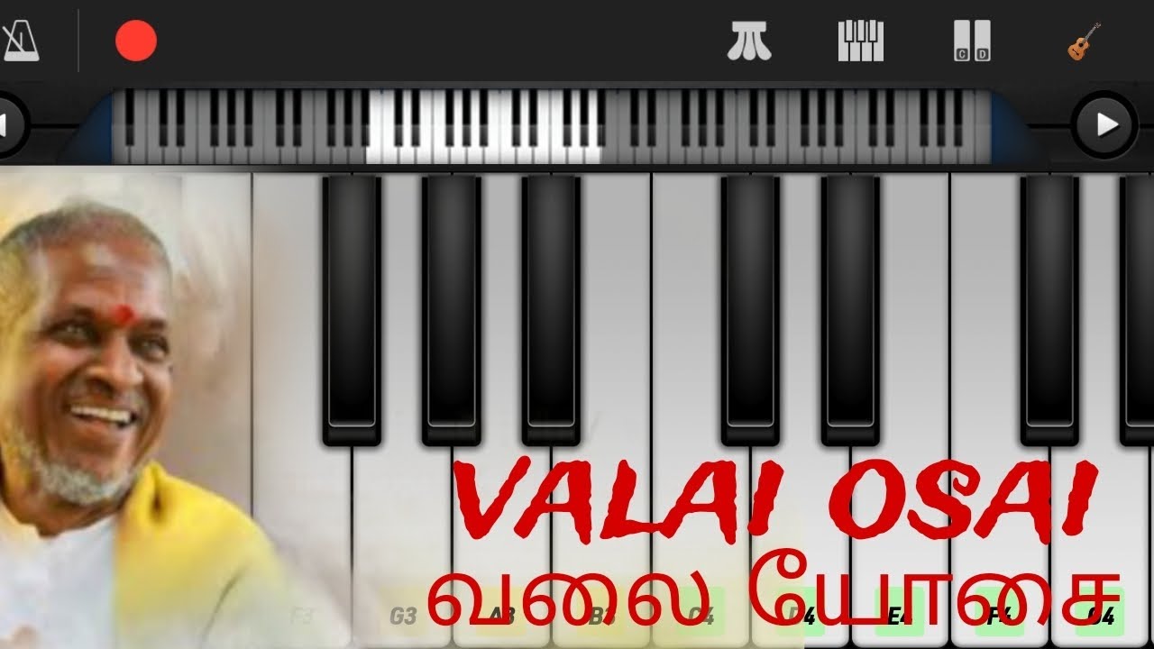 🎵valai osai 🎶song piano notes🎹#perfectpiano #tamil #video # ...