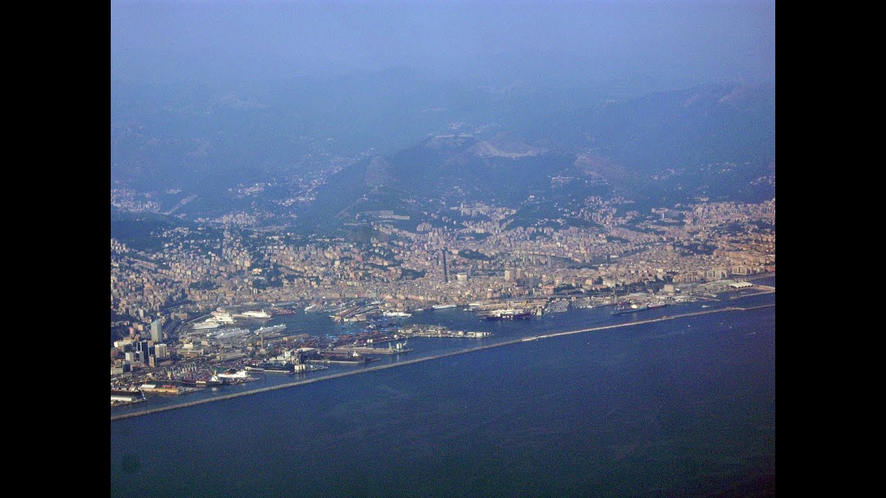 Flying over Genoa, Air Alps, Genoa, Liguria, Italy, Europe - YouTube