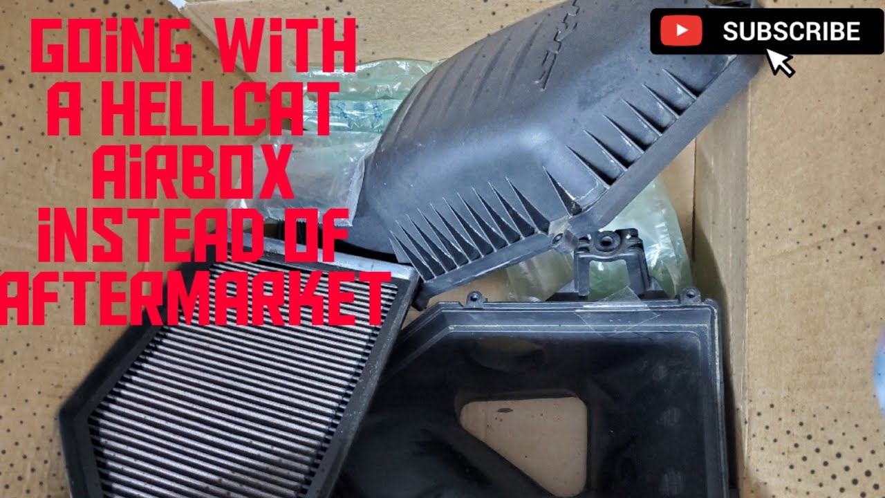 Charger RT with a hellcat airbox - YouTube