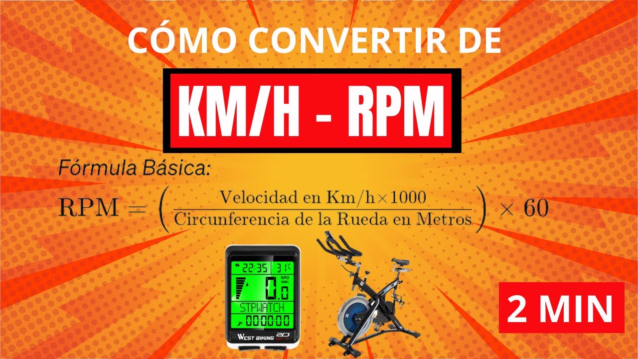 Cómo pasar de Km/h a RPM en tu sensor de velocidad de tu bici de ...