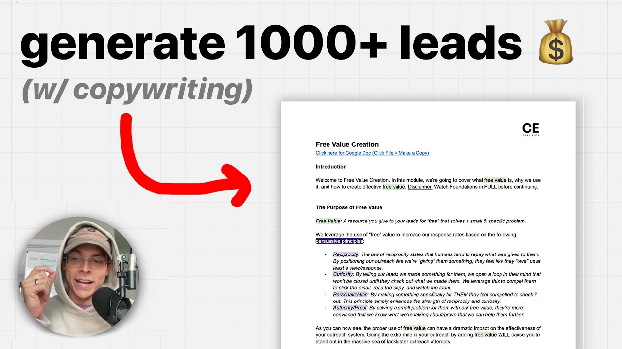 how I generate 1000+ leads for my clients (copywriting) - YouTube