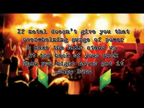 Heavy Metal Sims CC — Heavy Metal Speed Build (Metalhead Loft) The Sims...