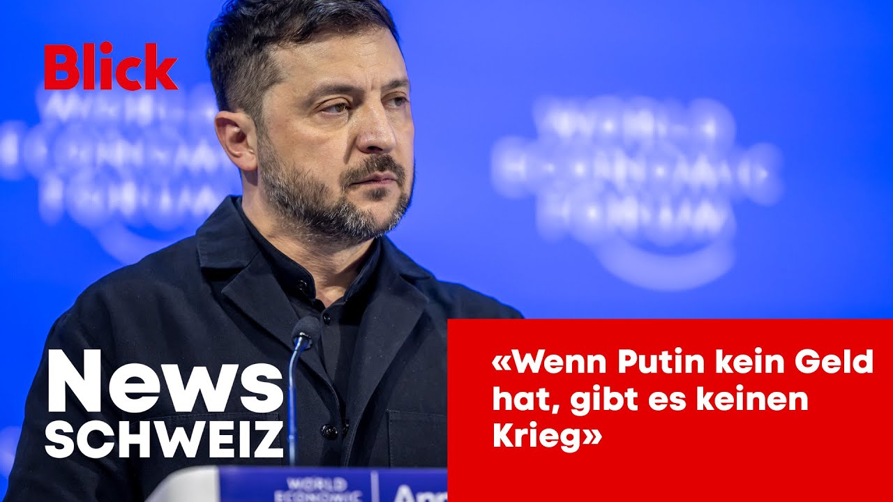 Selenski am WEF: «Wenn Putin kein Geld hat, gibt es keinen Krieg» - YouTube