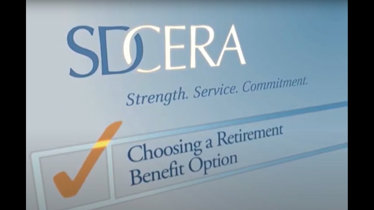 SDCERA Benefit Options - YouTube