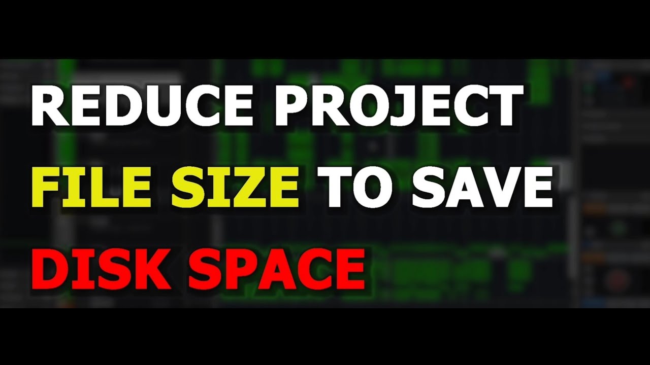 PROJECT DATA TOO LARGE ⁉️ Reducing it🔻 #Cubase Pro - YouTube