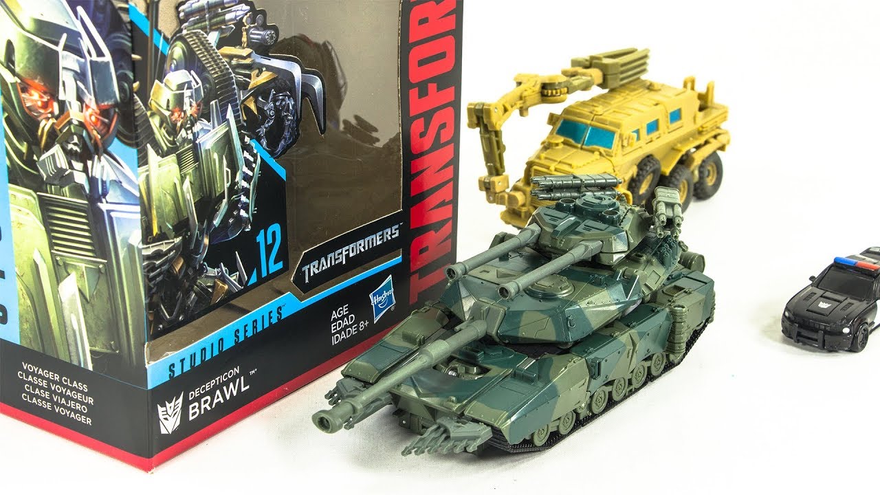 Transformers Movie Studio Series SS-12 Voyager Class Brawl Tank Vehicle ...