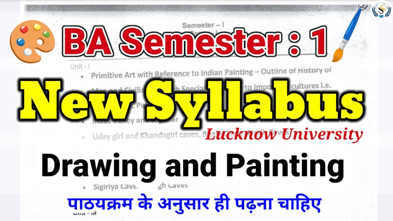 Lucknow University | New Syllabus Of BA (Drawing and Painting) in Hindi ...