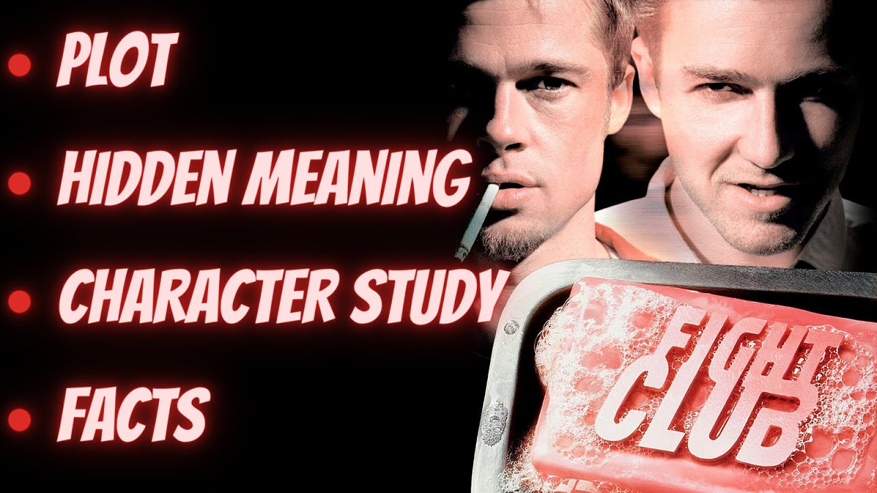 FIGHT CLUB Explained | Plot, Character Study, Hidden Meaning, Facts ...