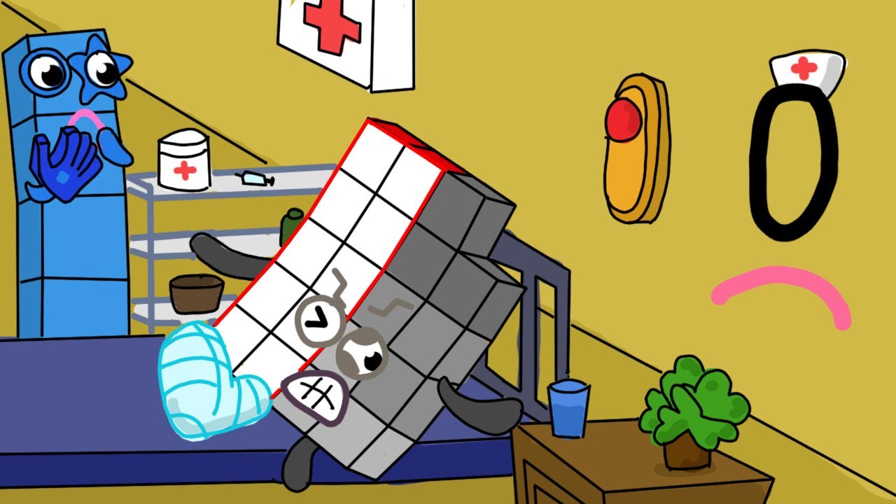 Numberblocks 19's enthusiasm for getting well soon l Numberblocks ...