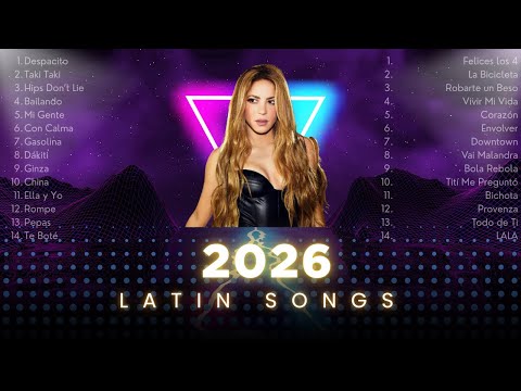 Shakira, Bad Bunny, IZA, Karol G Luis Fonsi, Latin Pop Hits 2026 🌴 | Reggaeton & Global Pop Playlist
