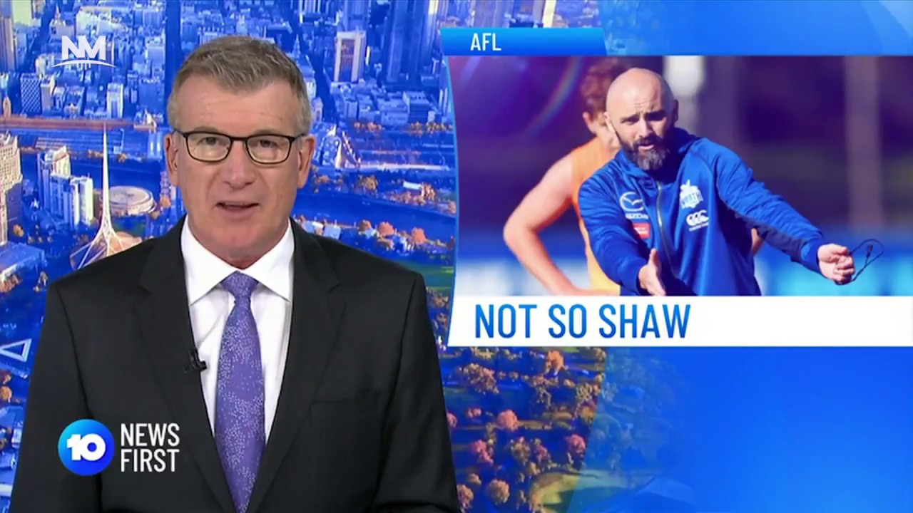 North Melbourne training coverage on Channel Ten (May 26, 2020) - YouTube