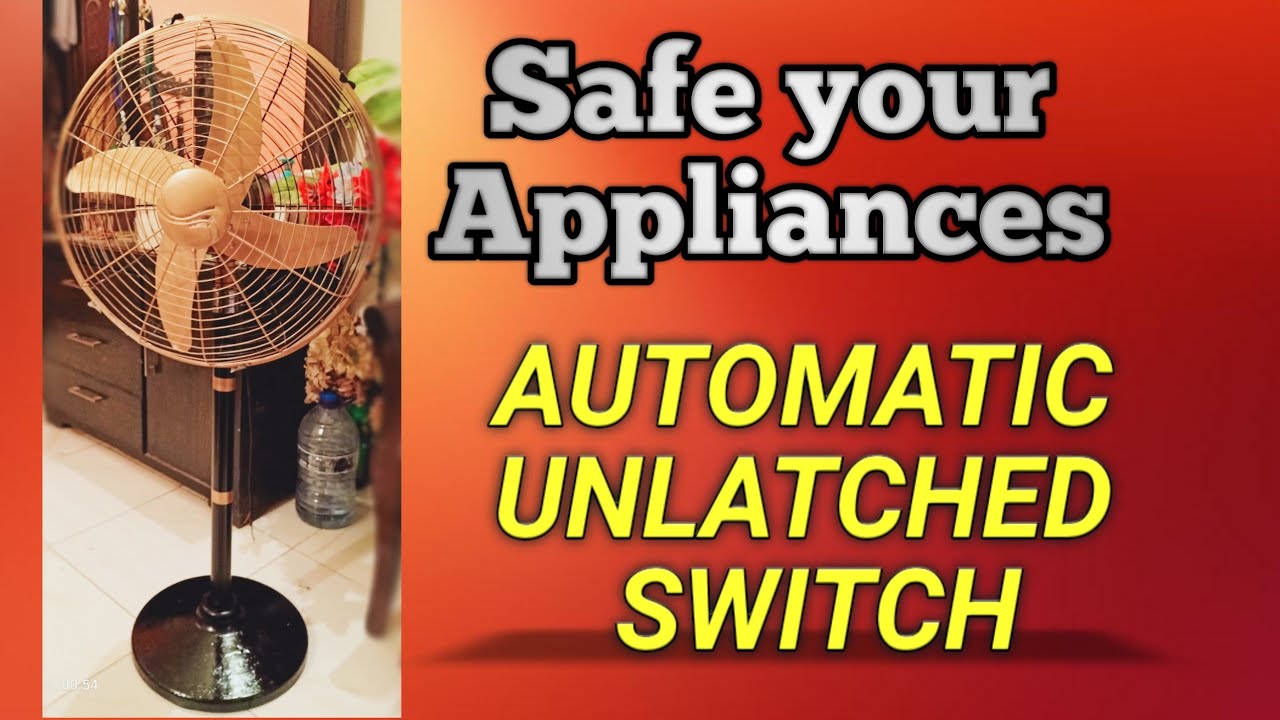 Automatic Self latch switch for home appliances safety | unlatched ...