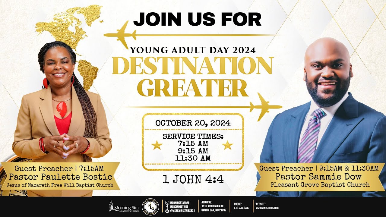 Get Ready (7 :15 A.M.) Pastor Paulette L. Bostic October 20th, 2024 ...