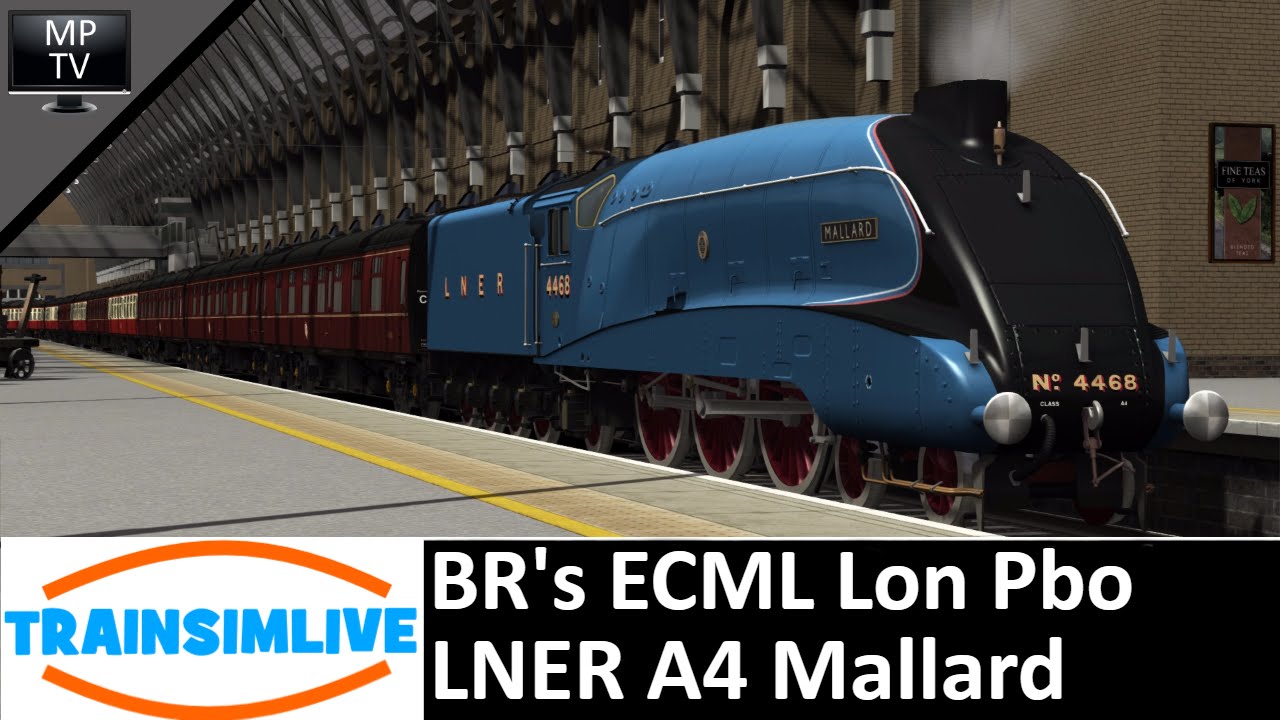 MattPlaysTV - Train Simulator - Cameron Takeover! - BR's ECML, Mallard ...