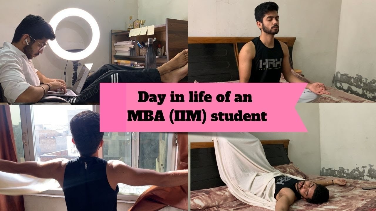 Day in life of an MBA (IIM) student 😍| Free study material 🥳 | Life at ...