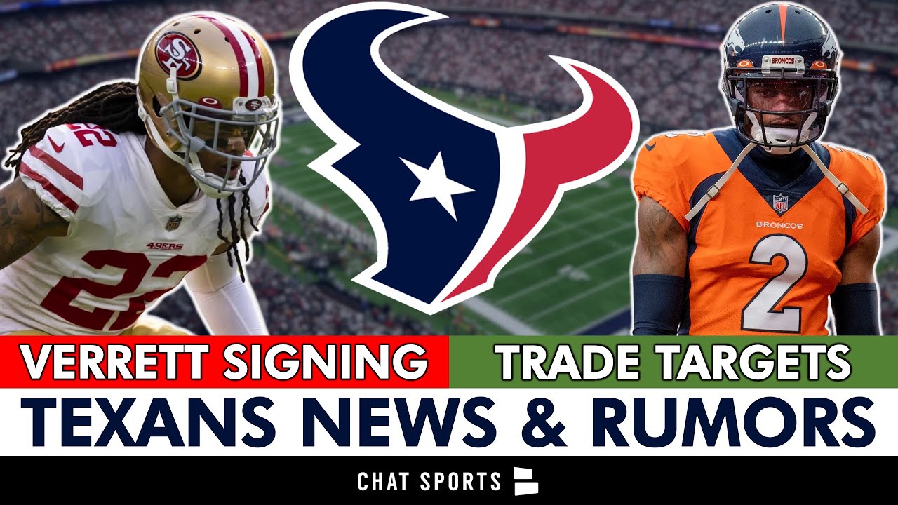 BREAKING: Texans SIGN Jason Verrett & Kerry Hyder + NEW Texans Trade ...