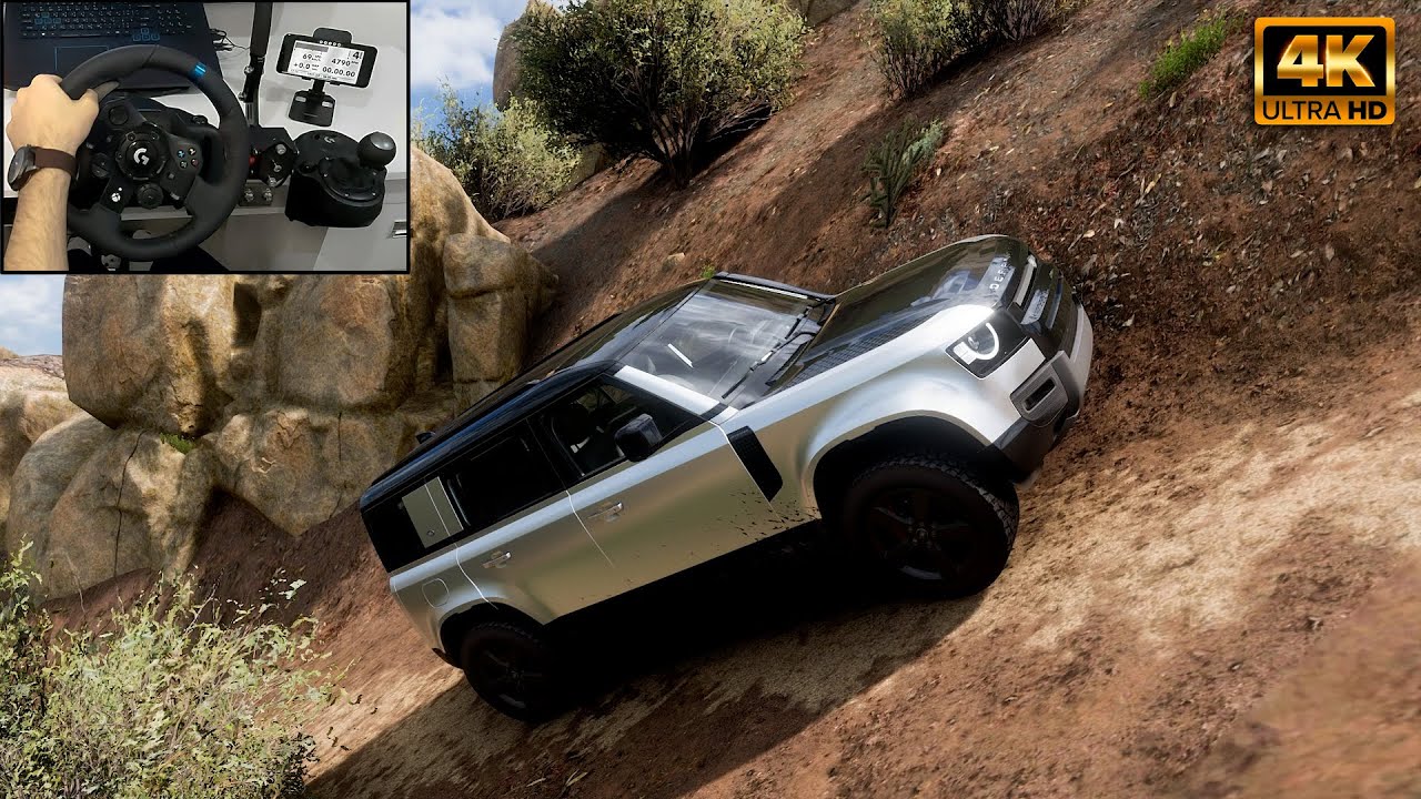 land rover defender 110X 2020 | forza horizon 5 | Logitech G923 ...