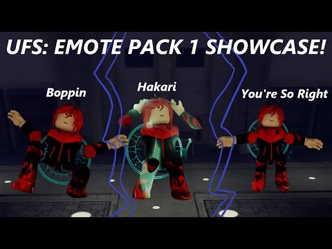 UFS: Emote Pack 1 Showcase! (Roblox Undertale Final Showdown) - YouTube