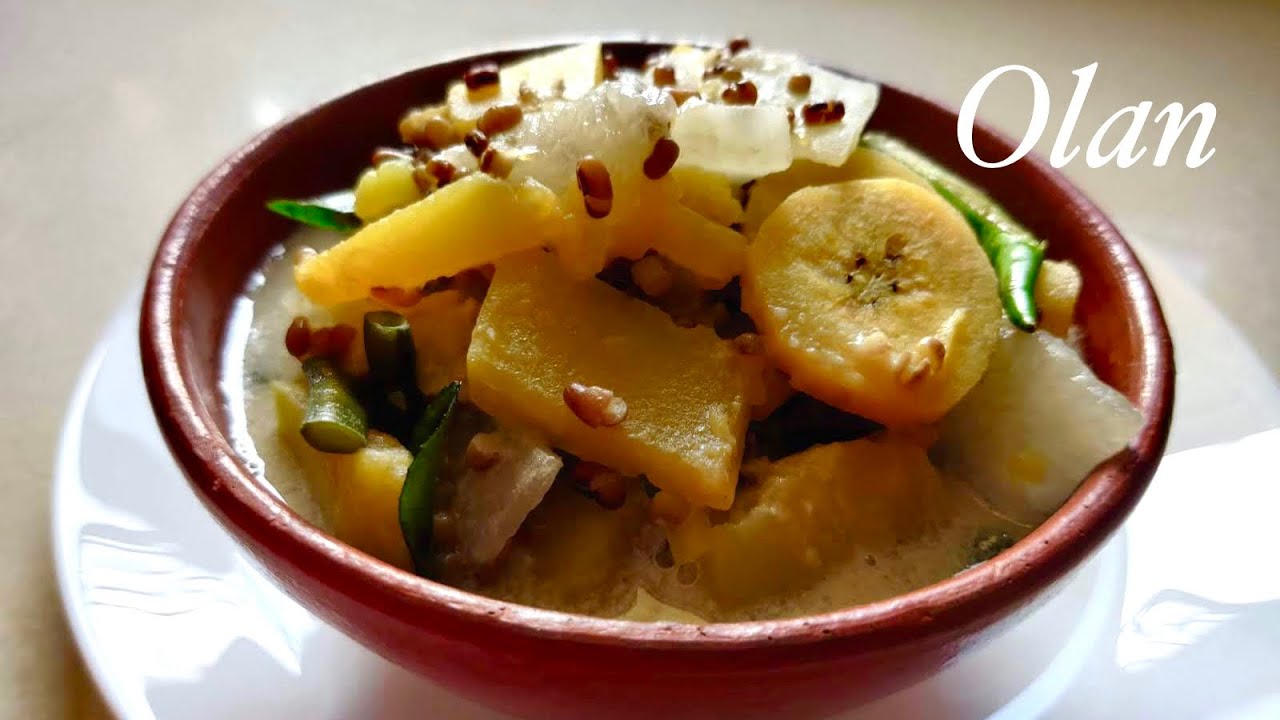 OLAN RECIPE | SADYA SPECIAL OLAN RECIPE | KERALA FOOD RECIPE - YouTube