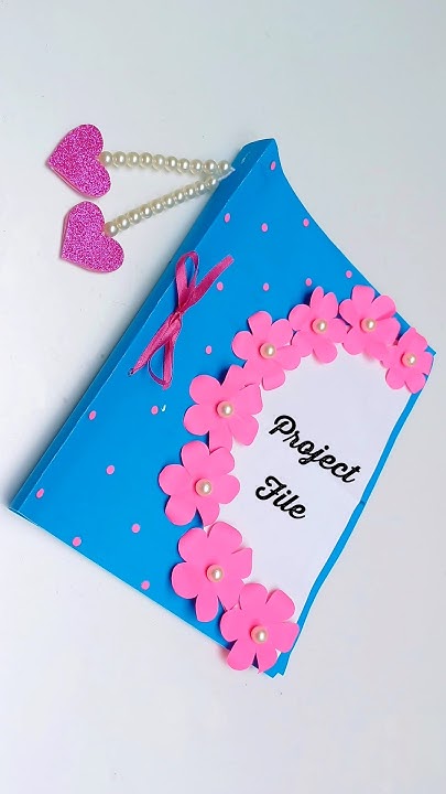 How to make school project file ? #youtubeshorts #frontpagedecoration # ...