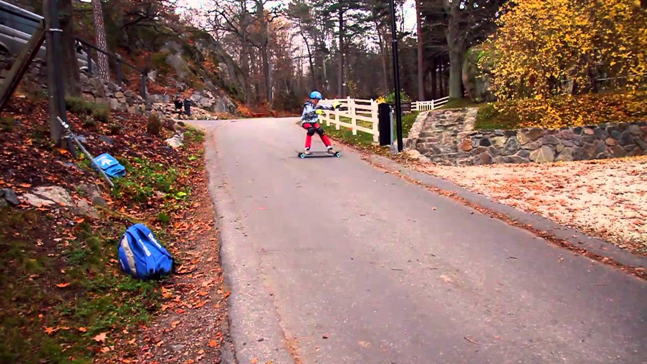 Freeride Longboarding Viking Steez - YouTube