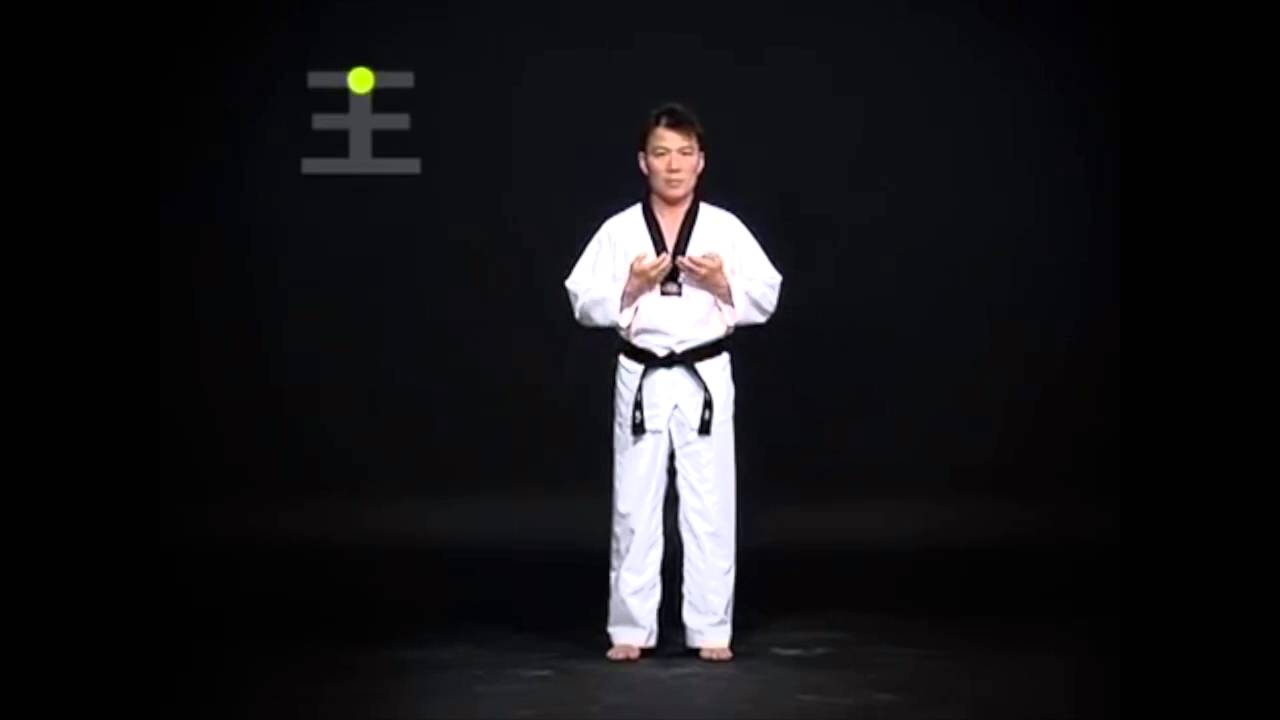 Taekwondo - Taegeuk 7 - Chil Jang - 25 moves (English, Descriptive ...