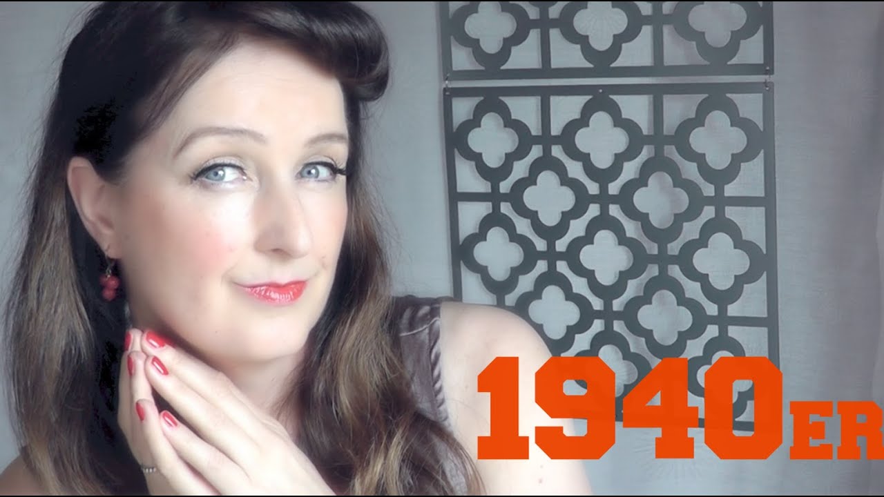 1940s makeup ★ Fab4ty Retro Style ★ 40er Jahre Look ♥ Day / Night ...