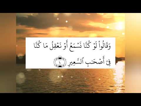 Surah Al-Mulk. Very beautiful recitation by Qari Fares Abbad.