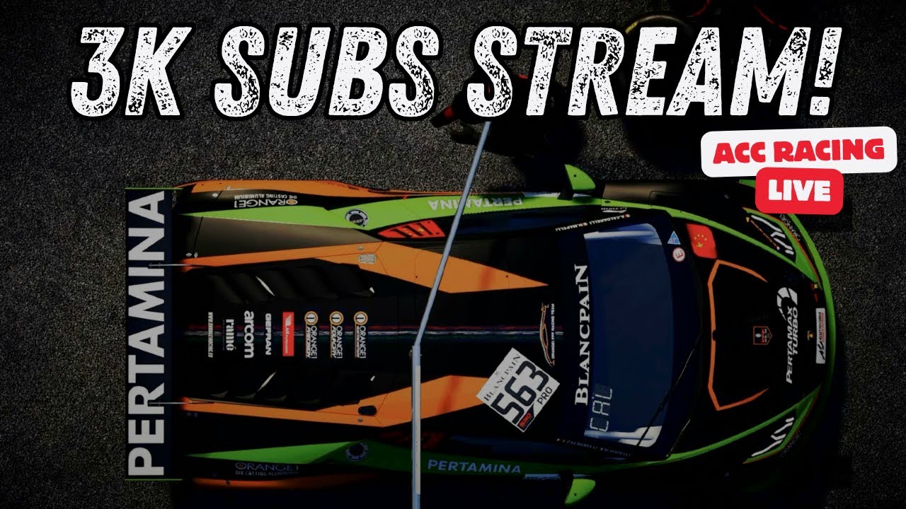 🚨 3K SUBS STREAM 🏆 NEW SIM RACING LIVE! | Assetto Corsa Competizione 🔥 ...