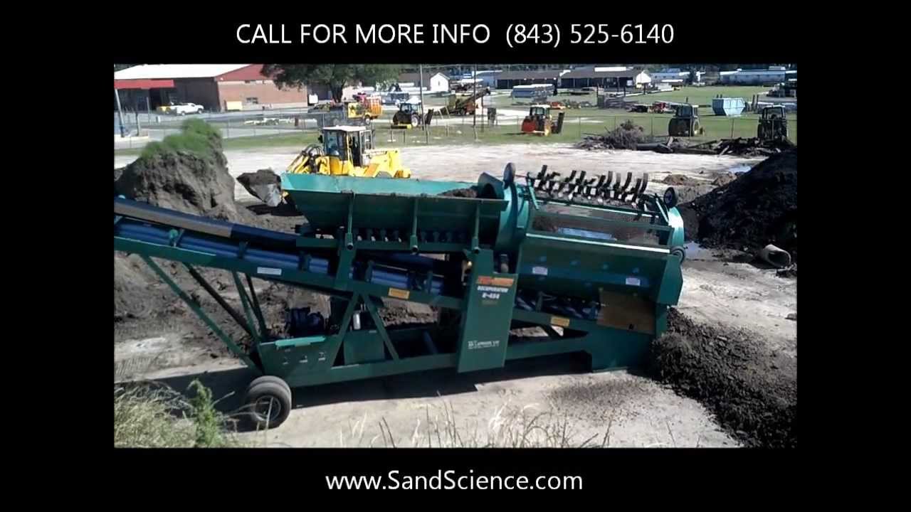 Roto-Screen 454 Trommel - Screening Topsoil - YouTube