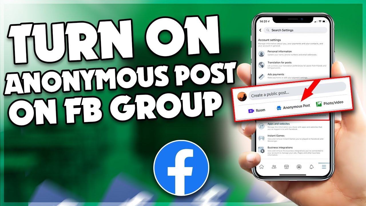 How To Turn On Anonymous Post on fb group | PIN TECH | - YouTube