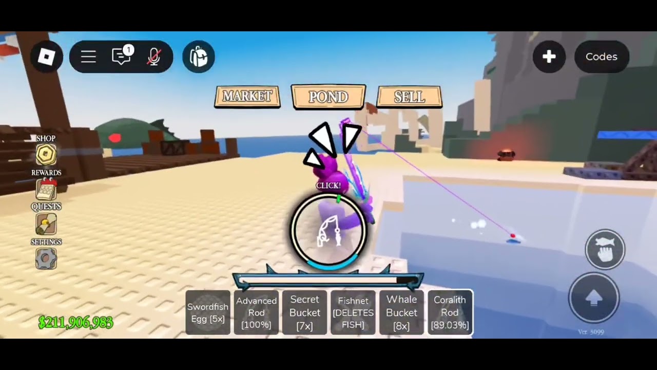 Roblox: Own a fish pond. I'm hatching a mystery super orb legendary ...