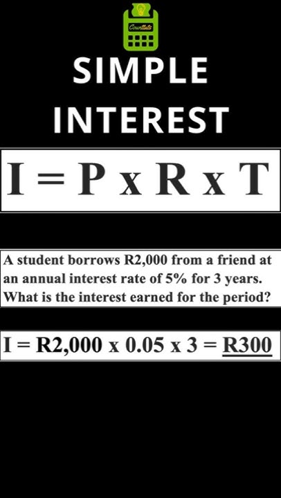 💡 Simple Interest Made Simple! 💡 Formula with Example - YouTube