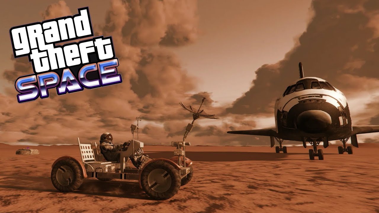 GTA V SPACE MOD - PROBLEMAS EN MARTE!! GUERRA INTERGALACTICA ...