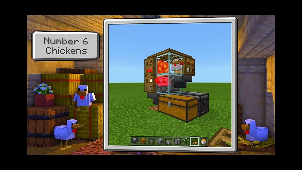 Minecraft | 10 Mini Farm Build Hacks - YouTube