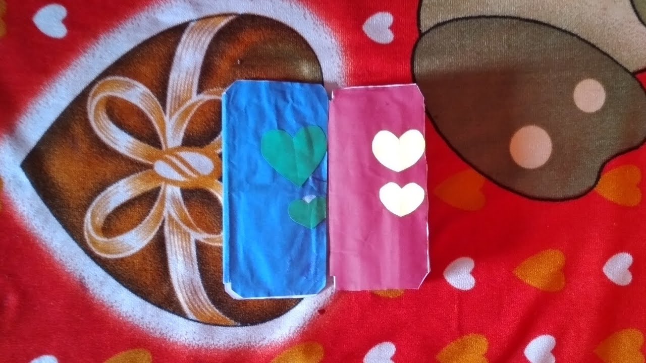 How to make a paper phone easy for kids. - YouTube