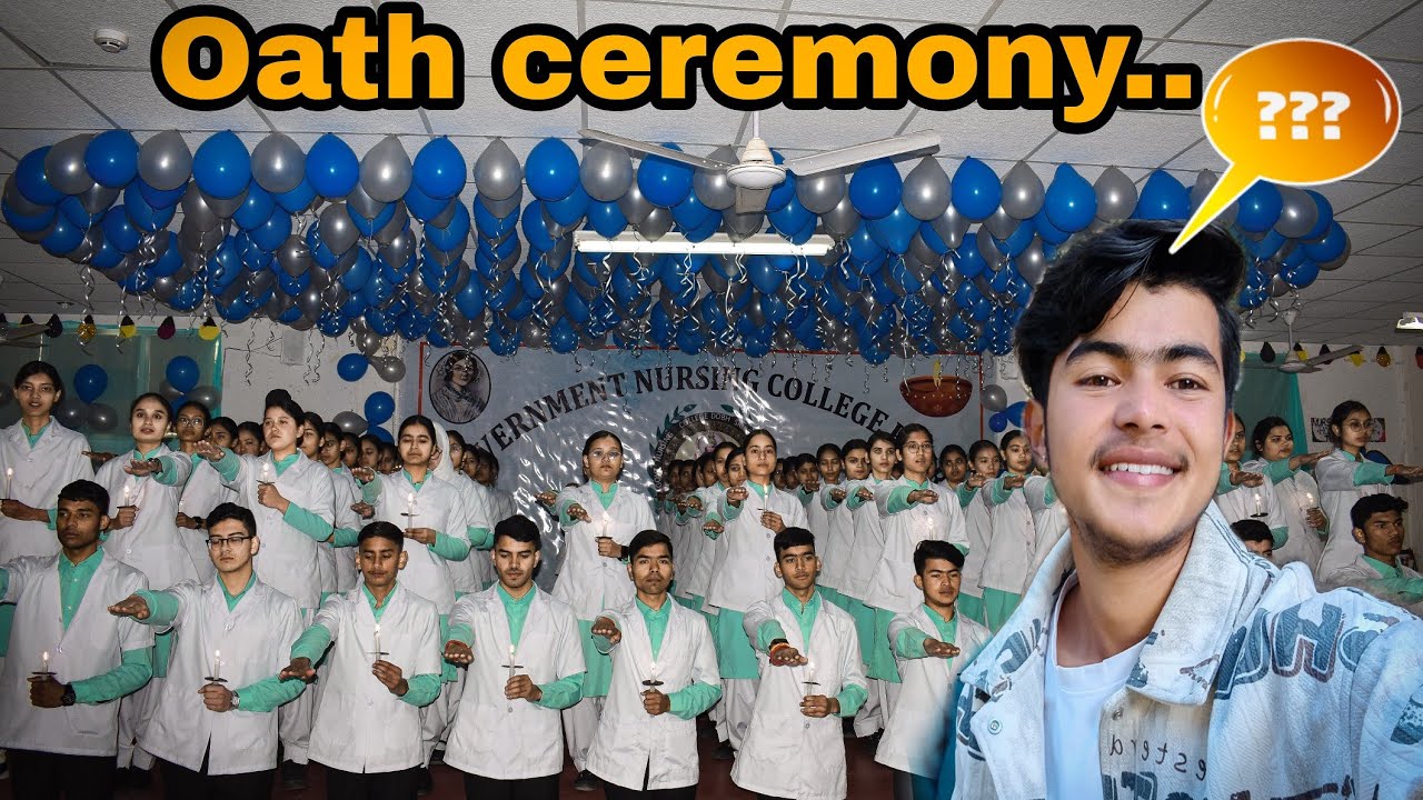 Oath ceremony 2024 || Govt. Nursing college Dobh Srikot Pauri ...